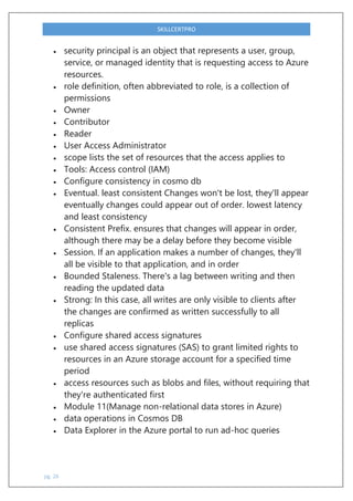 Microsoft Azure Cloud Master-Cheat-Sheet | PDF