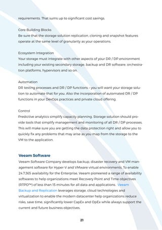 Mastering Backup and Disaster Recovery: Ensuring Data Continuity and Resilience | PDF