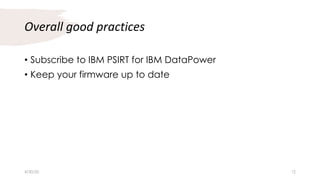 DataPower Security Hardening | PDF