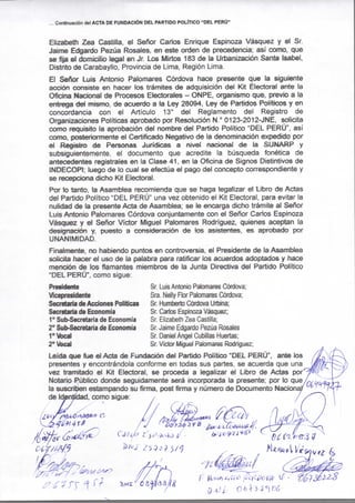 Acta de Fundación | PDF