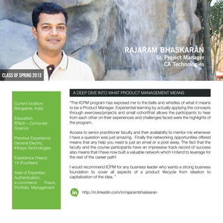International Post Graduate Certificate Program in Product Management ...