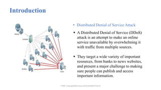 Low Rate DDoS attack using Improved Robust Random Early Detection | PPTX