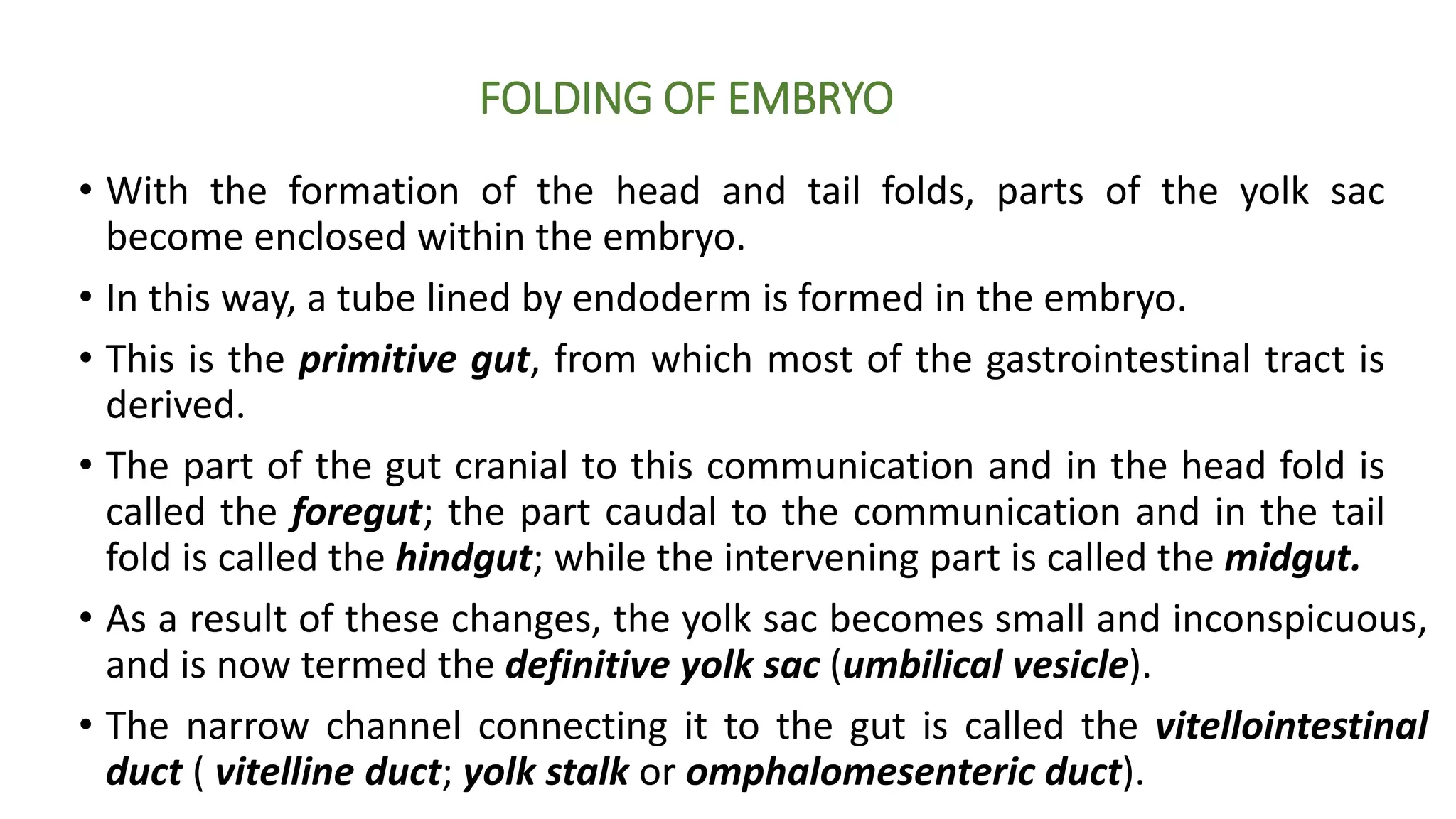 Embryonic period of development | PPTX