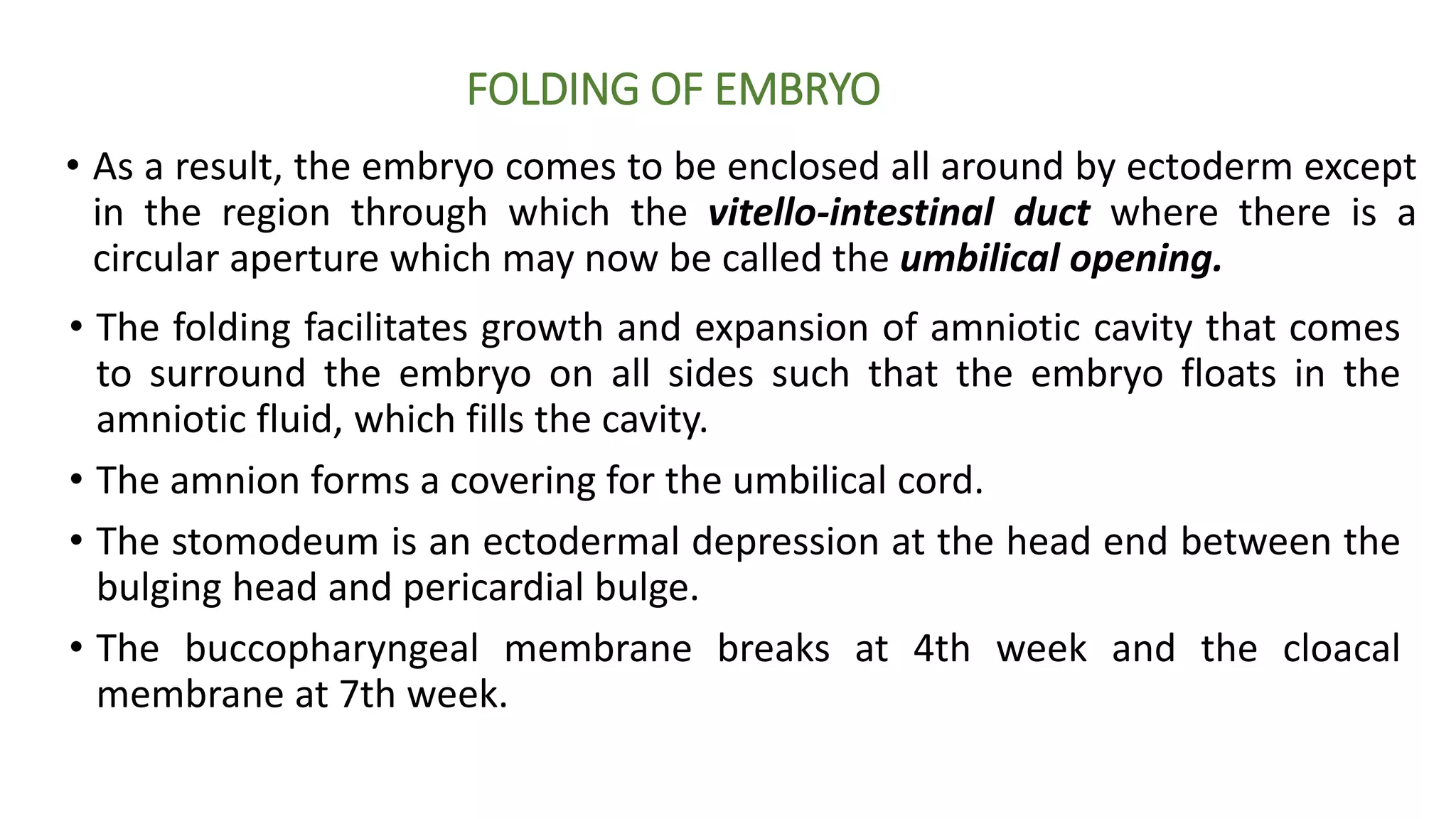 Embryonic period of development | PPTX