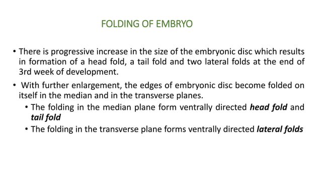 Embryonic period of development | PPTX