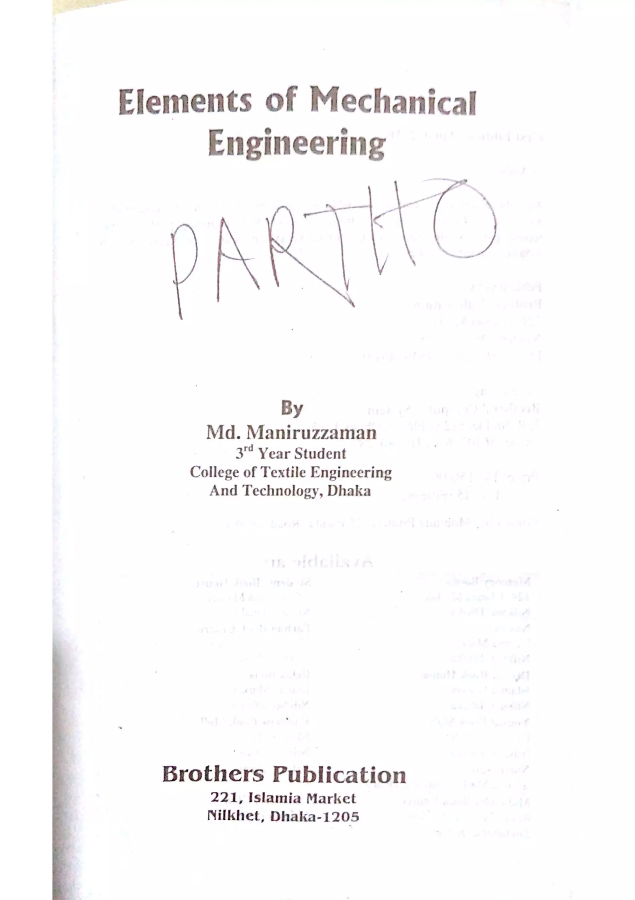 Elements of mechanical engineering (notes) | PDF