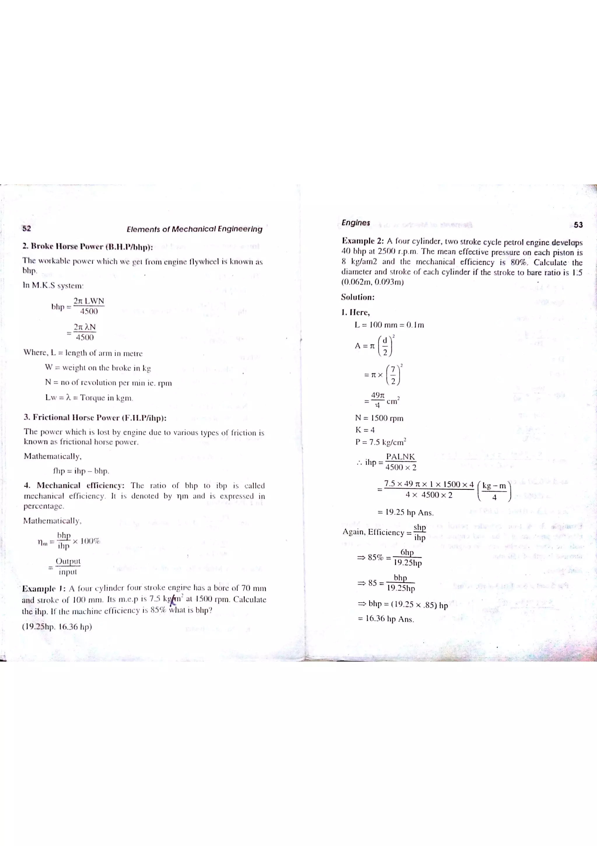 Elements of mechanical engineering (notes) | PDF
