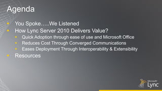 Dpa microsoft lync server 2010 | PPT