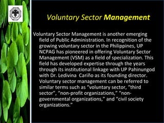 Field of Specialization of Public Administration | PPT