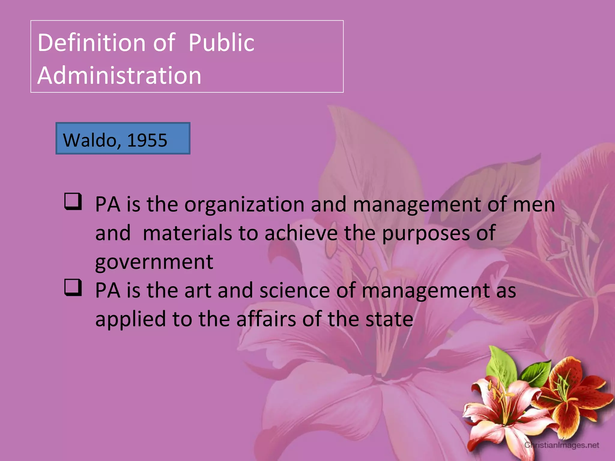 Introduction to Public Administration | PPT