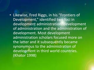 Modern Public Administration | PPTX