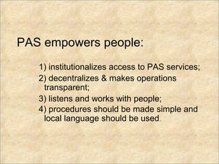 Philippine Administrative System (PAS) | PPT
