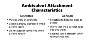 Bowlby Attachment Theory | PPTX