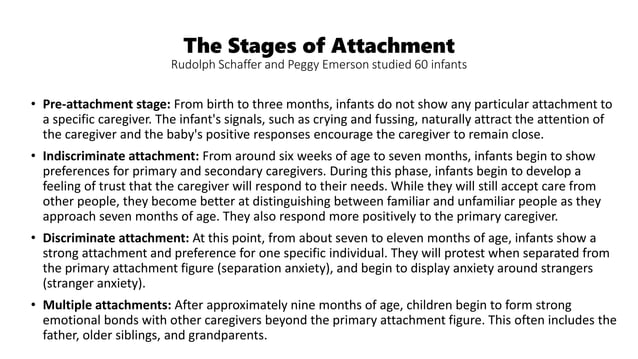 Bowlby Attachment Theory | PPTX