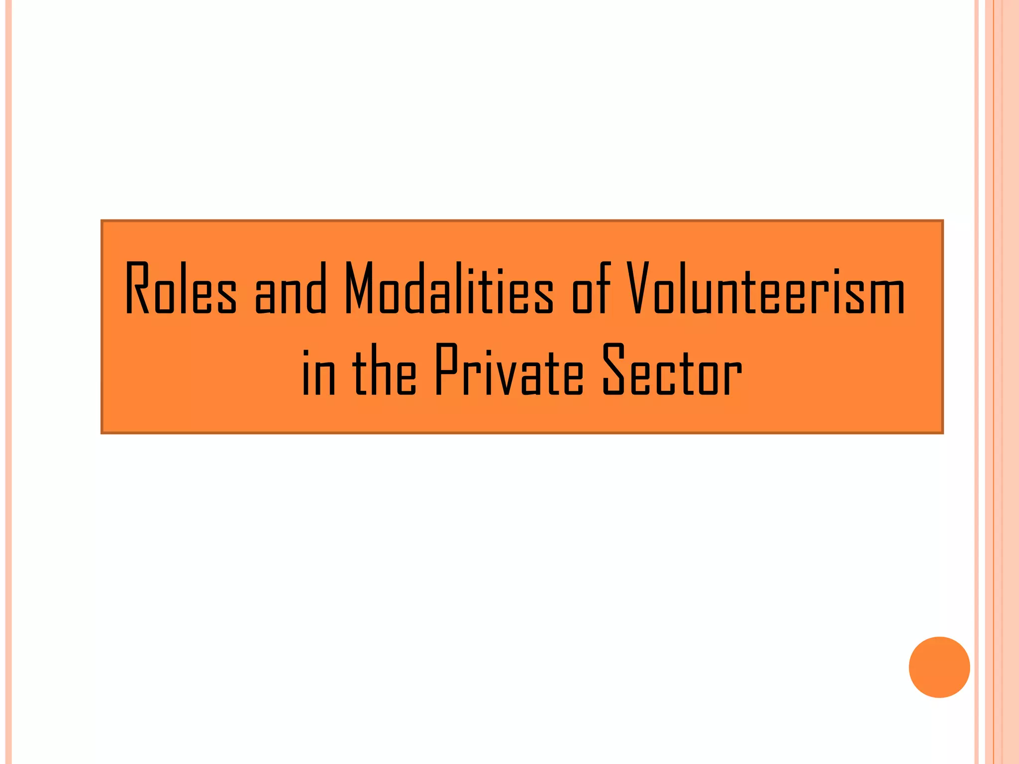Voluntary Sector Management | PPT