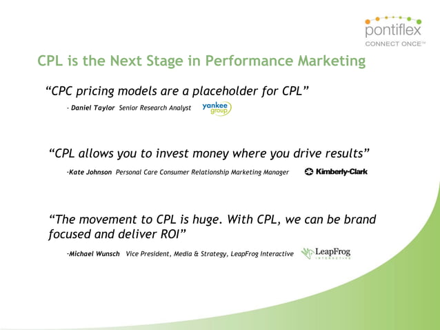Transparent CPL Advertising | PPT
