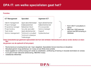 DPA IT Presentatie | PPT