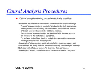 Dp and causal analysis guideline | PDF