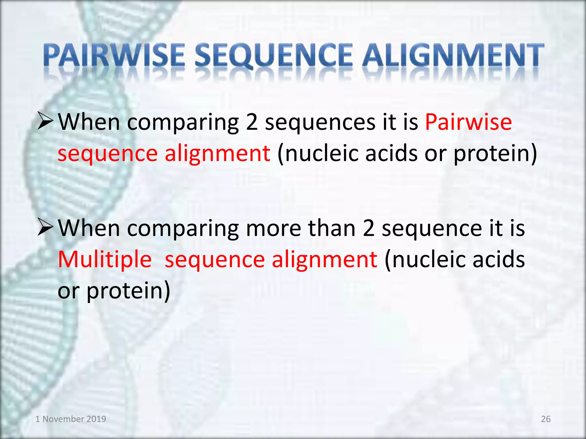 Dynamic programming and pairwise sequence alignment | PPTX Dynamic programming and pairwise sequence alignment | PPTX