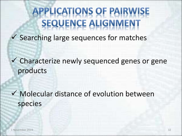 Dynamic programming and pairwise sequence alignment