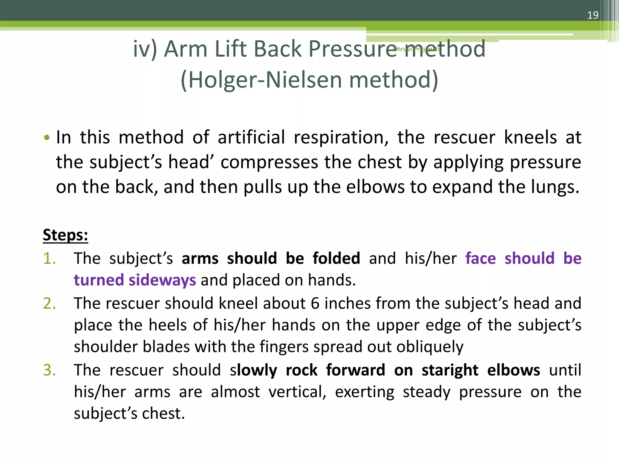 Artificial Respiration (Resuscitation method) | PDF