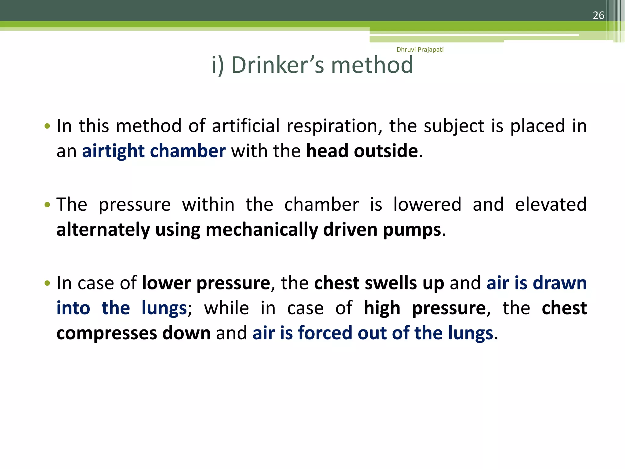 Artificial Respiration (Resuscitation method) | PDF