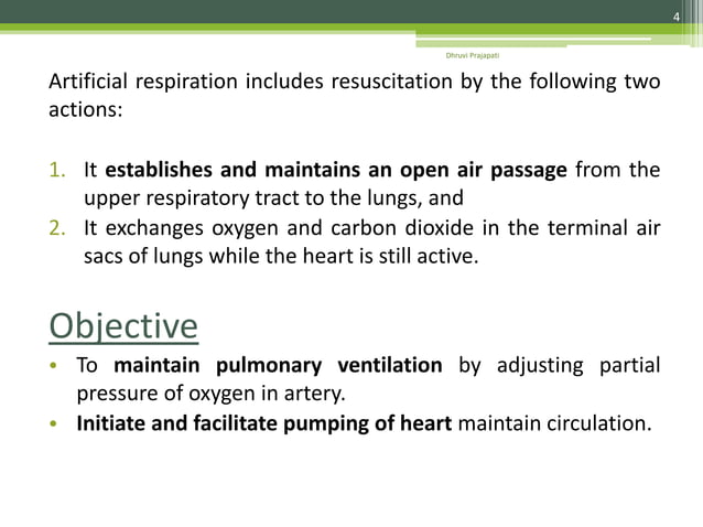 Artificial Respiration (Resuscitation method) | PDF | First Aid | Injuries