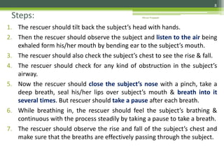 Artificial Respiration (Resuscitation method) | PDF