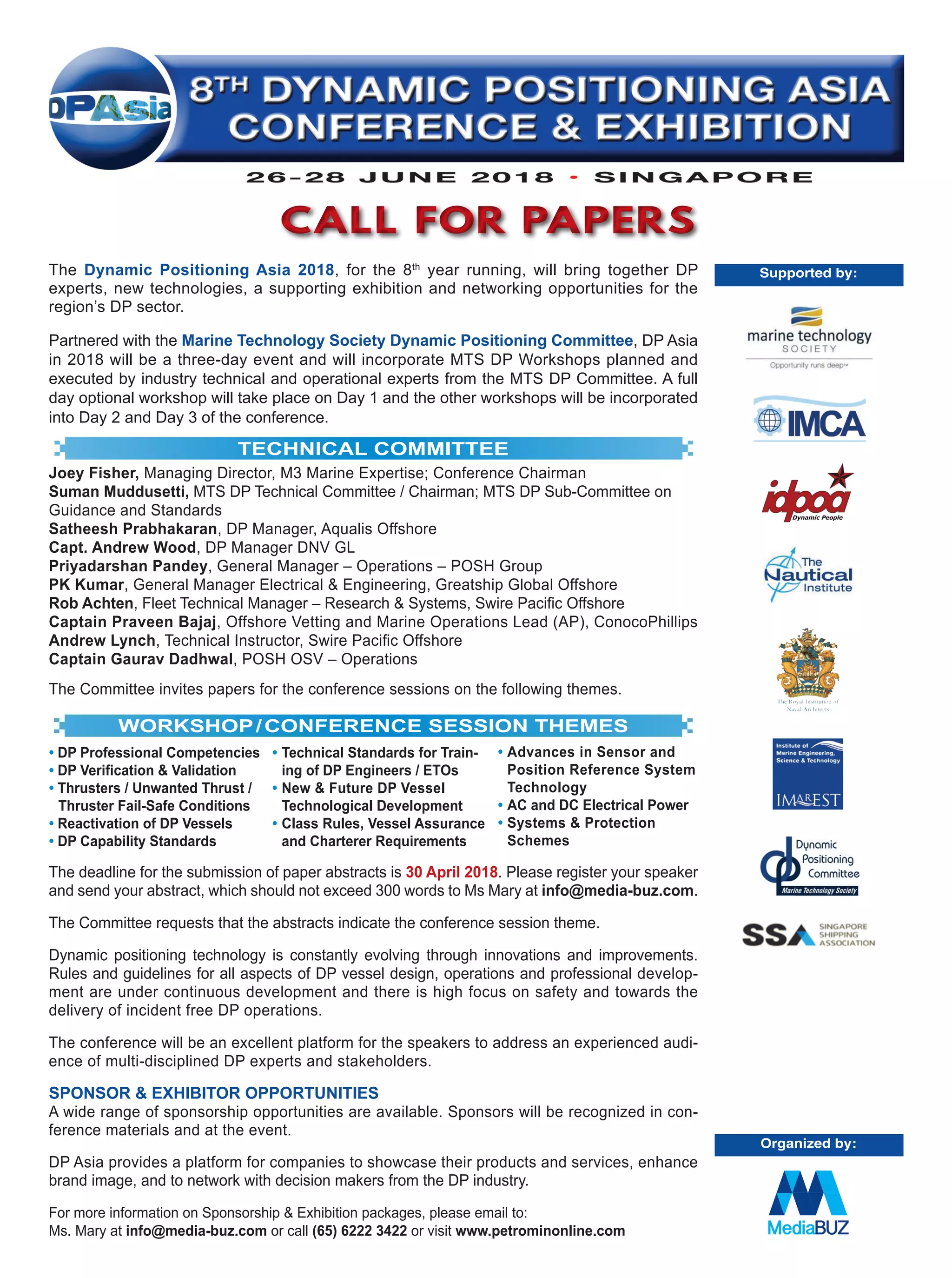 Dp Asia Call for papers 2018 | PDF