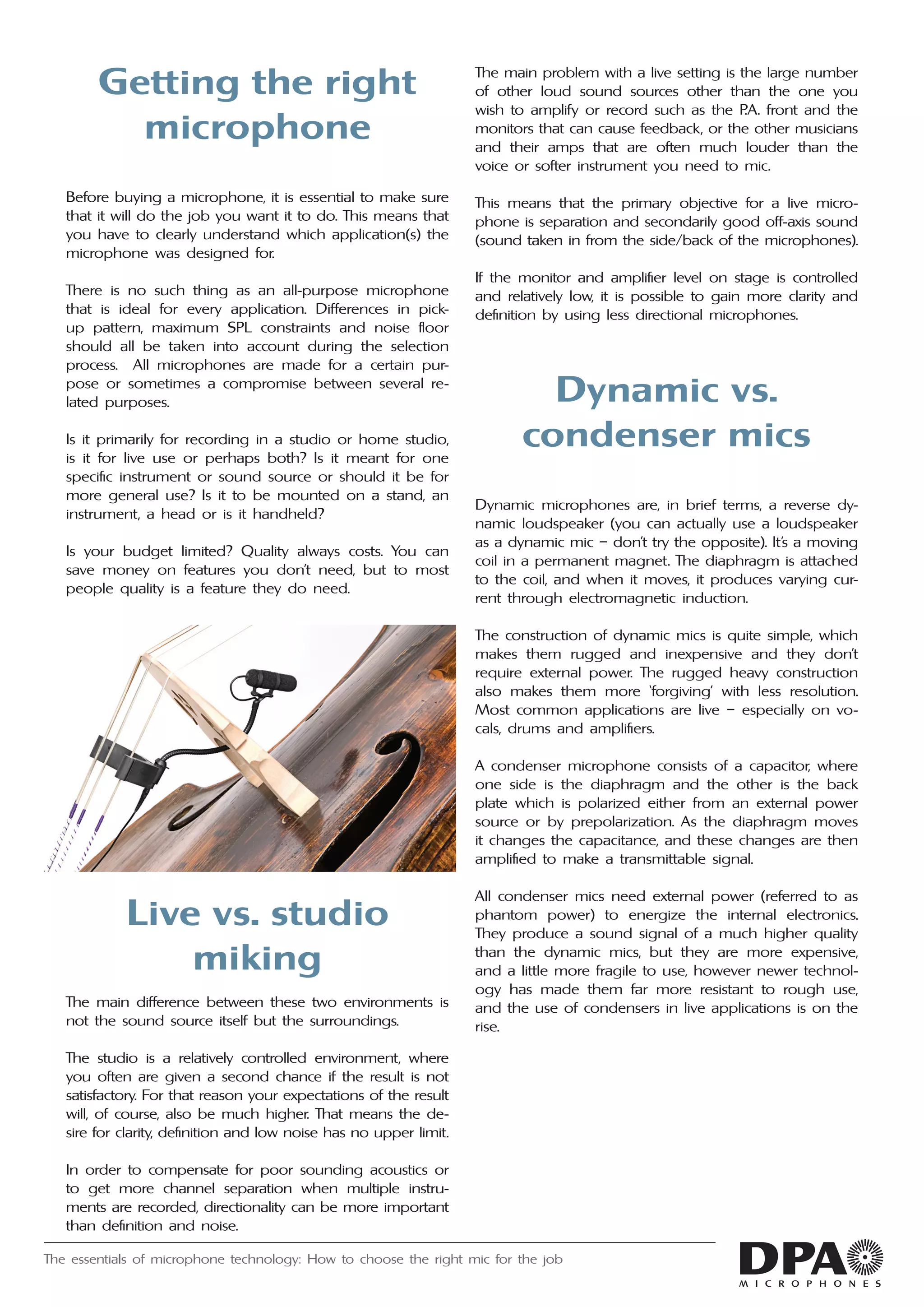 DPA - The Essentials | PDF