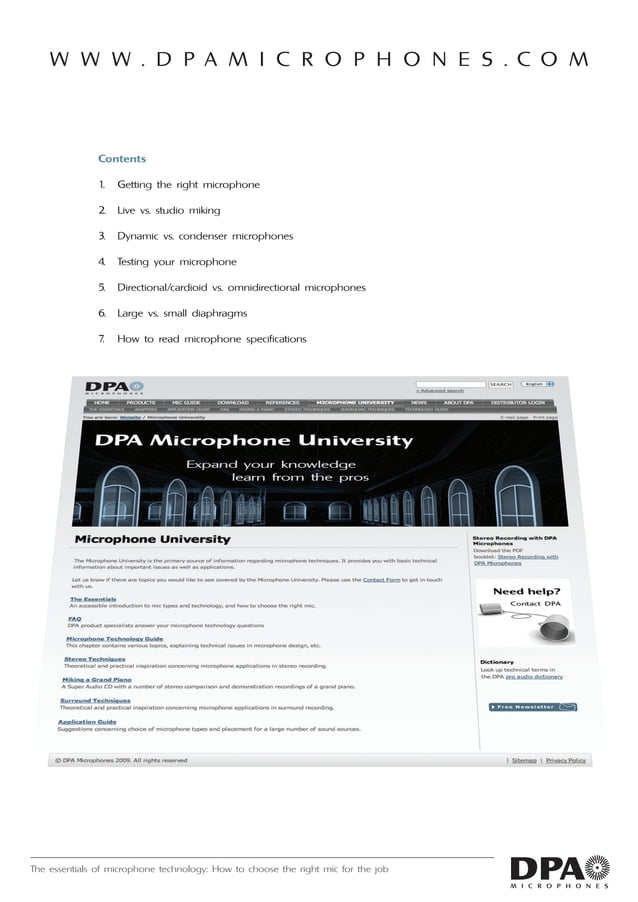 DPA - The Essentials | PDF