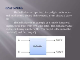 Arithmetic Logic | PPT