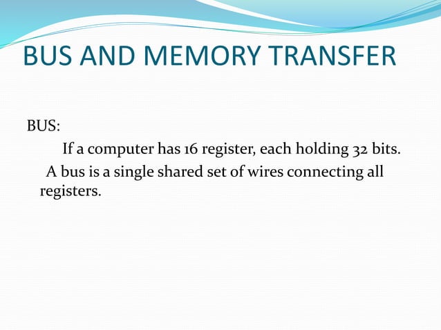 Register Transfer Language,Bus and Memory Transfer | PPTX