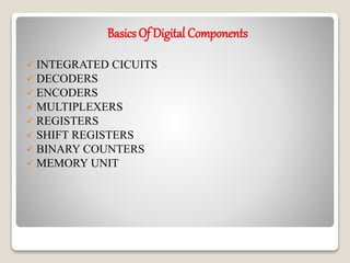 Digital Components | PPTX