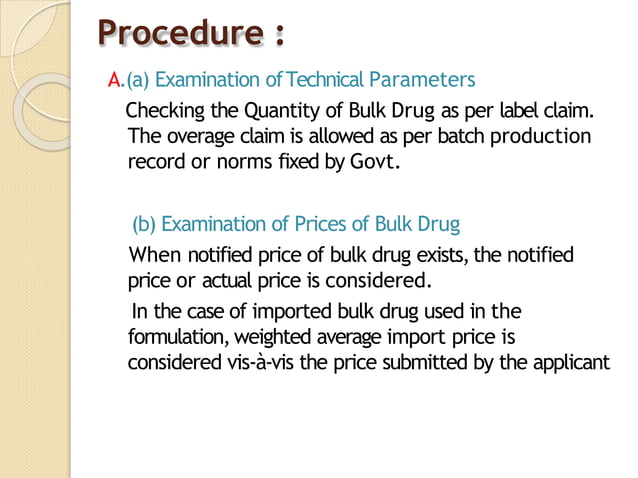 DRUG PRICE CONTROLE ORDER OR NATIONAL PHARMACEUTICAL PRICING AUTHORITY ...
