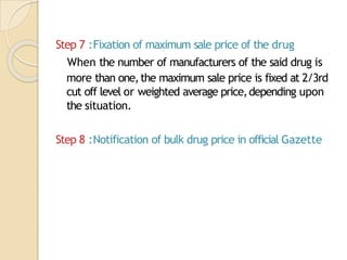 DRUG PRICE CONTROLE ORDER OR NATIONAL PHARMACEUTICAL PRICING AUTHORITY ...