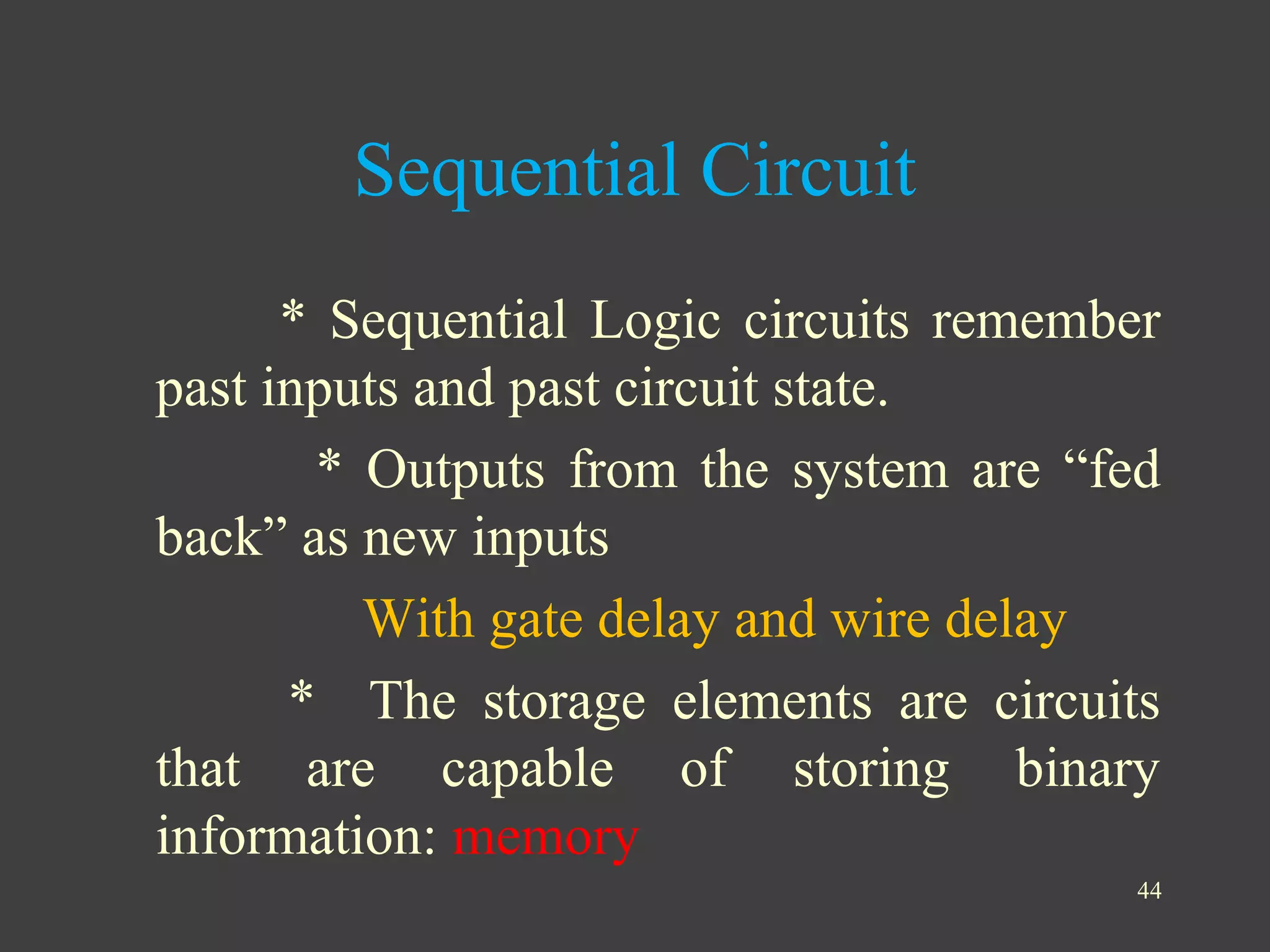 Digital Logic circuit | PPT