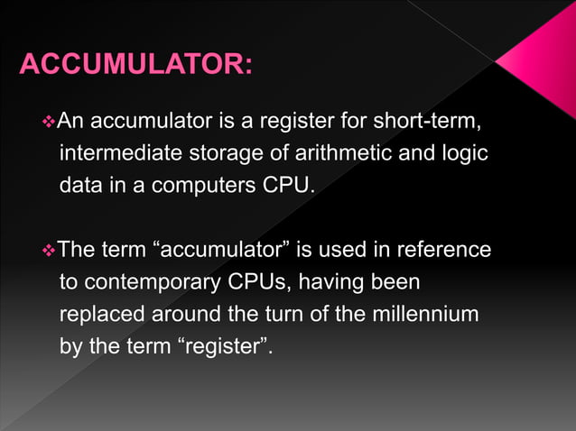 design of accumlator | PPT