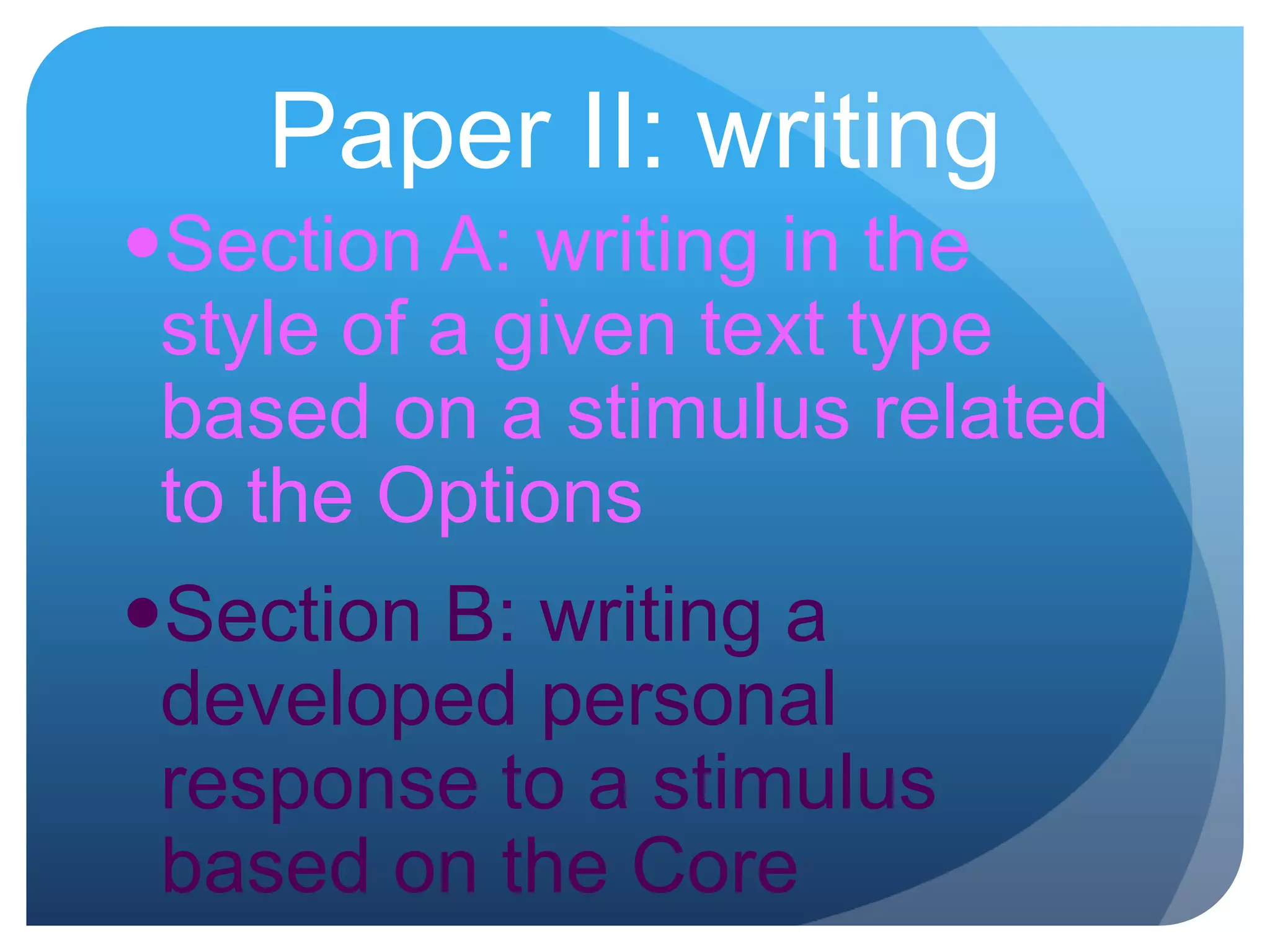 IB Diploma English B course overview | PPTX