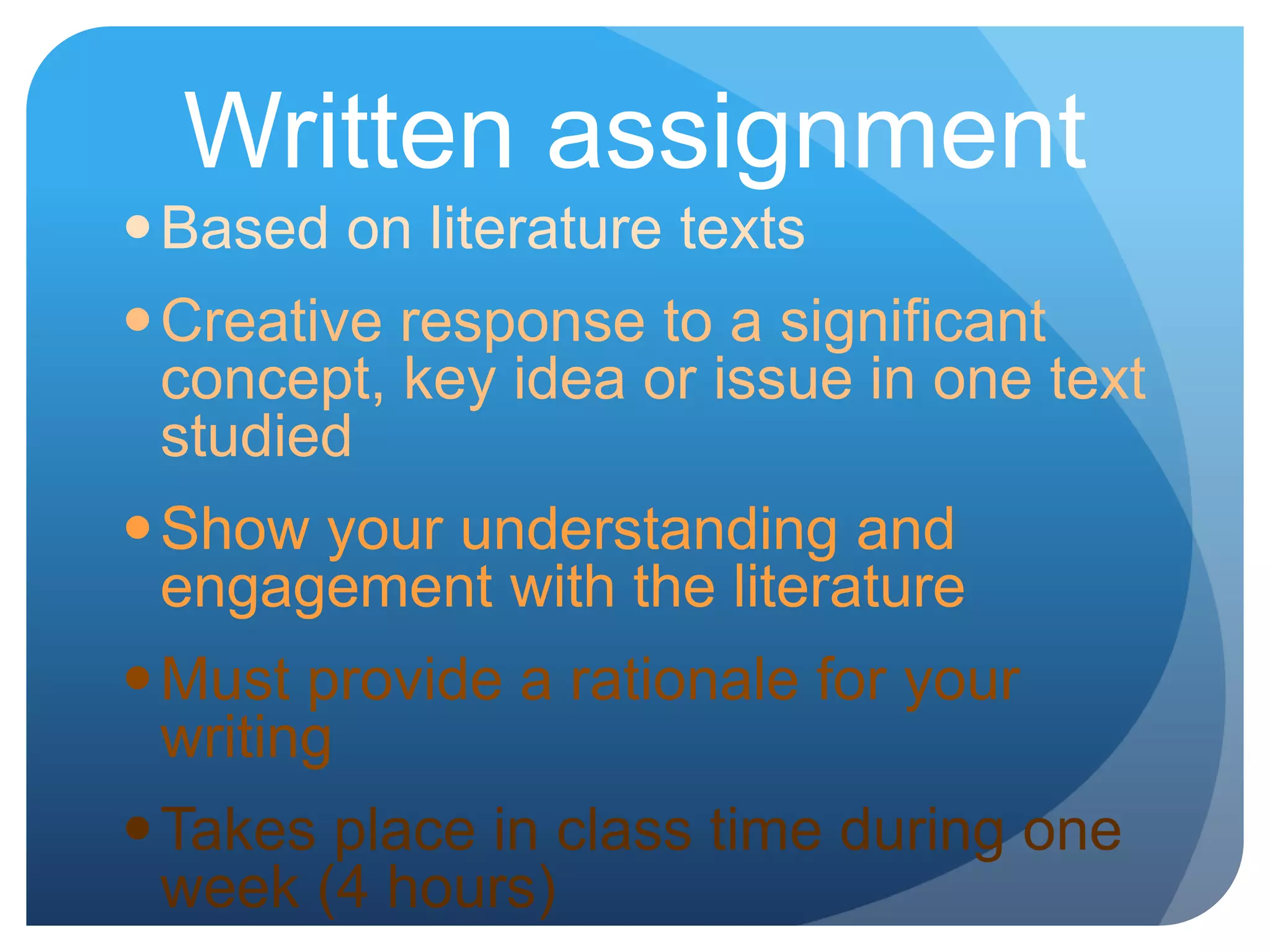 IB Diploma English B course overview | PPTX