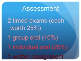 IB Diploma English B course overview | PPTX