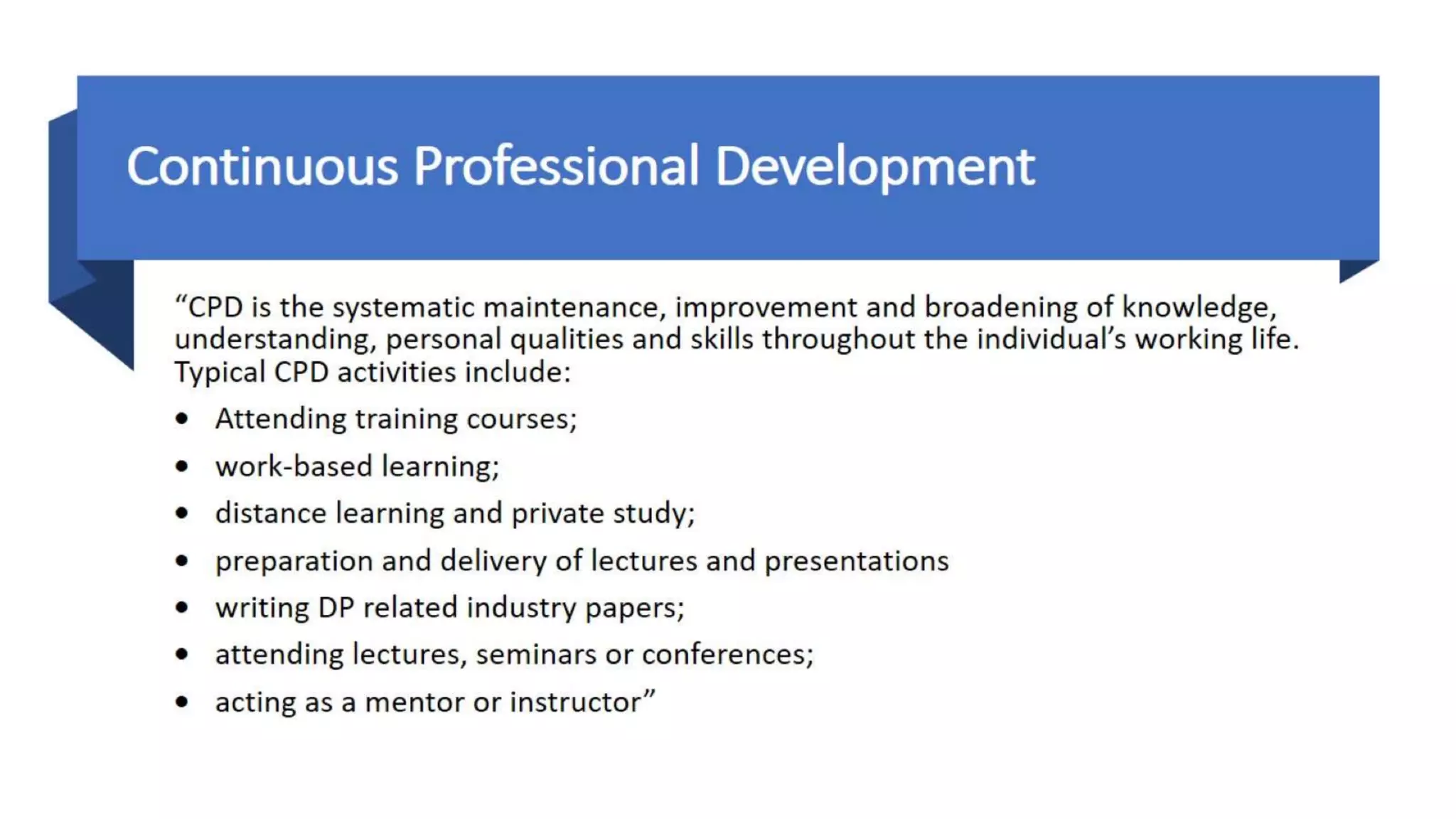 Dynamic Positioning-Continuous Professional Development | PPTX