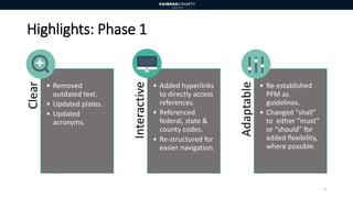 Public Facilities Manual Flexibility Project : Update to the ...