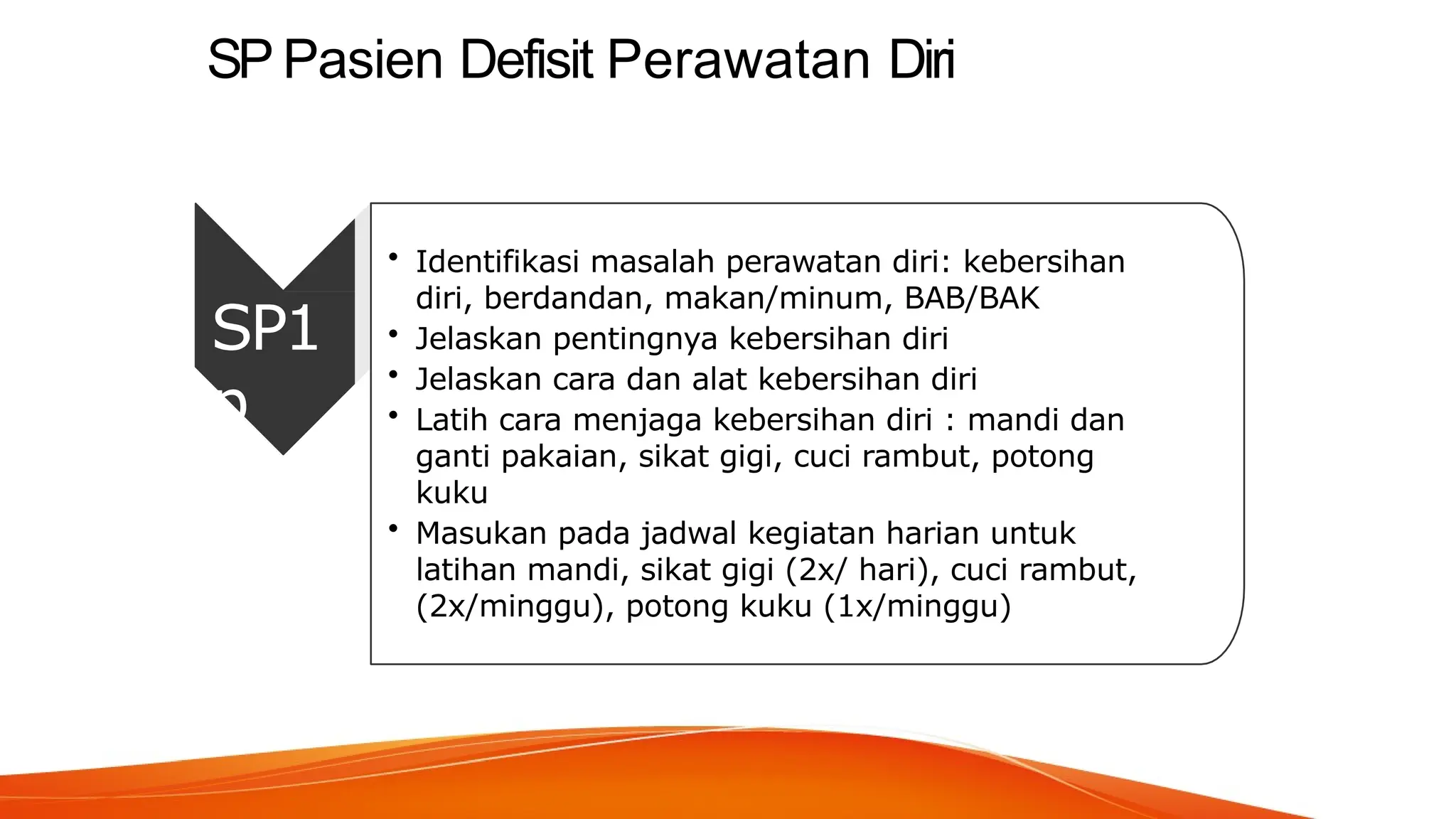 Devisit perawatan diri dalam keperawatan jiwa | PPT