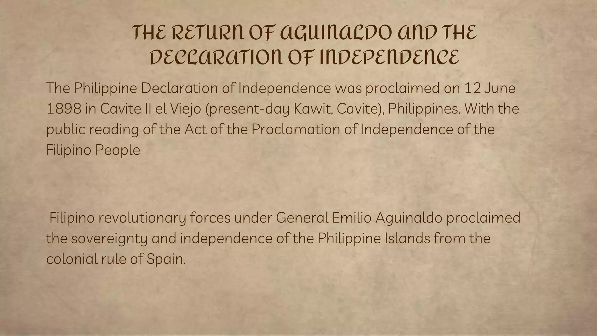THE FIRST PHILIPPINE REPUBLIC | PPTX