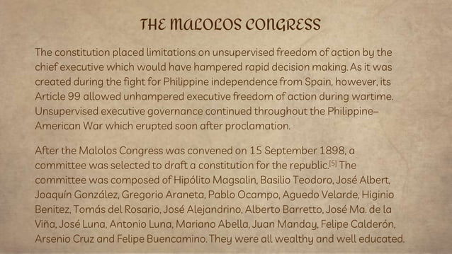 THE FIRST PHILIPPINE REPUBLIC | PPTX | War and Conflicts