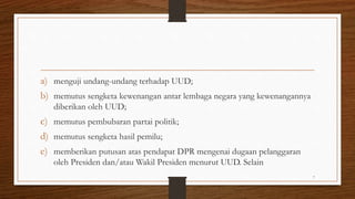 Lembaga-Lembaga Negara Menurut UUD 1945 | PPTX