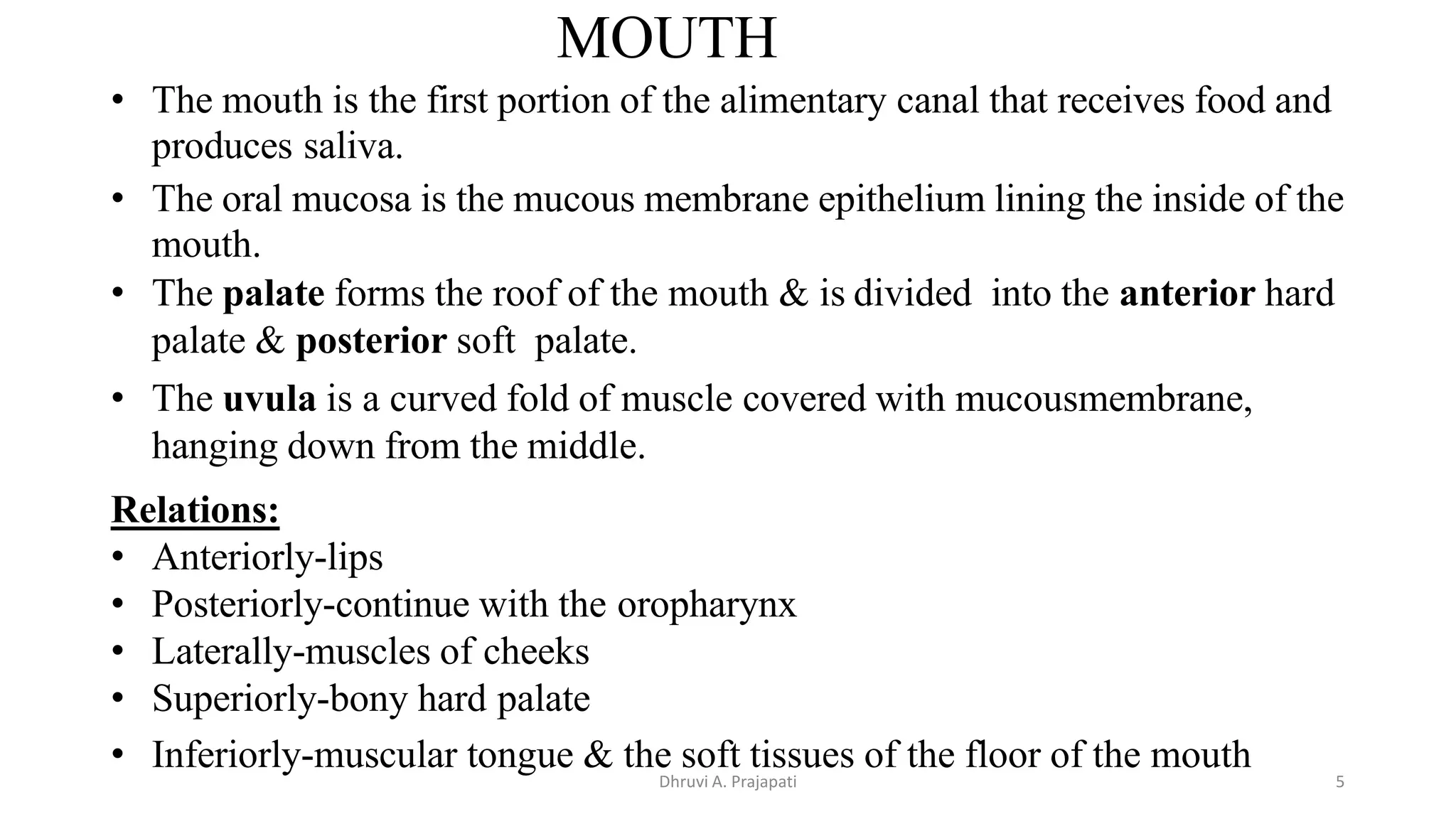 Anatomy and physiology of Digestive system | PPTX