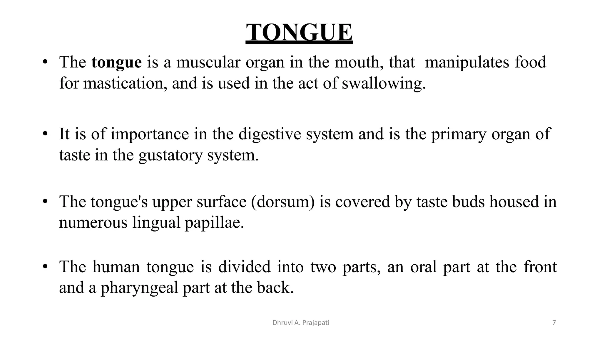 Anatomy and physiology of Digestive system | PPTX