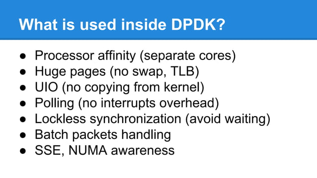Understanding DPDK | PPTX | Operating Systems | Computer Software and Applications